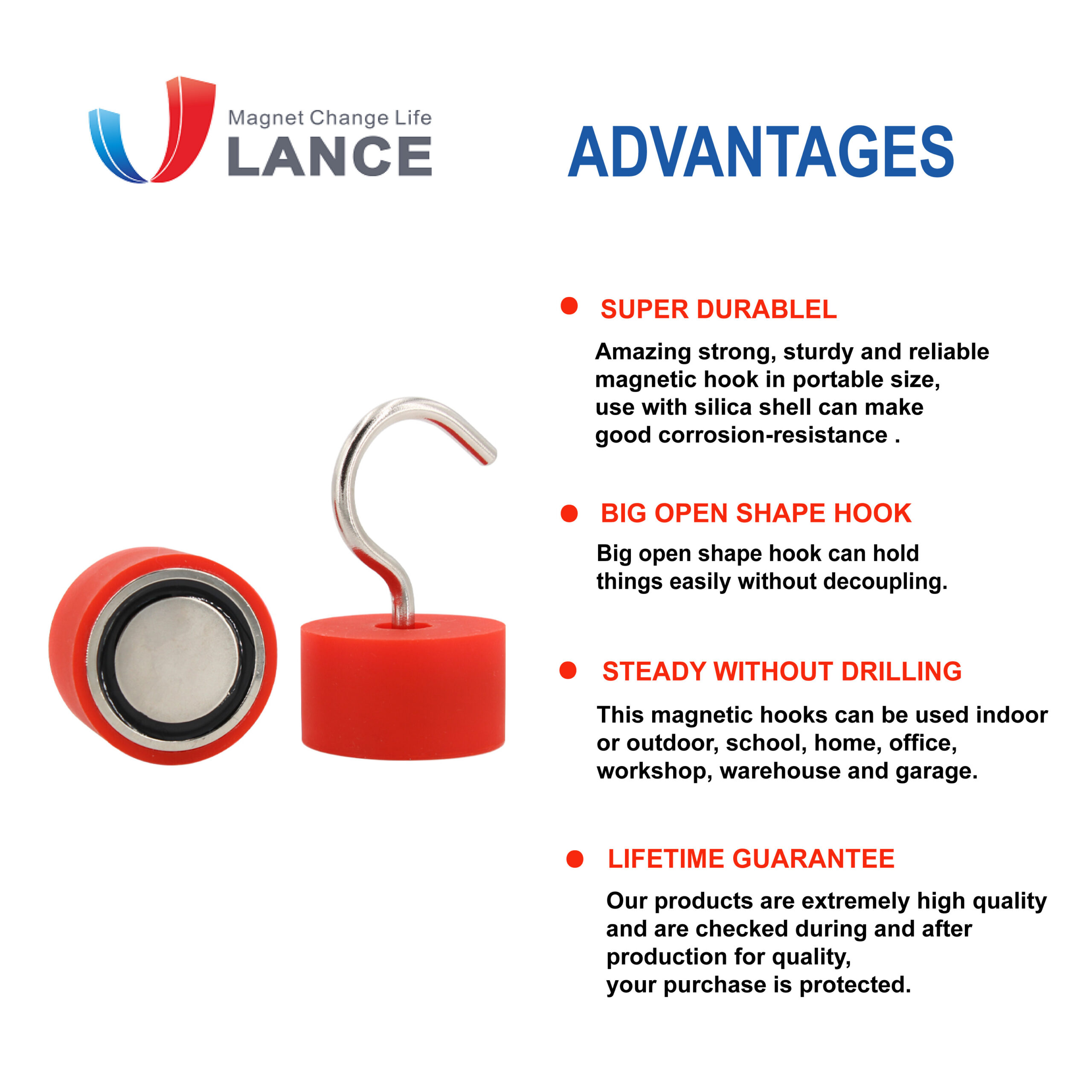 Wholesale Silicone Magnetic Hook Manufacturer & Supplier - Lance